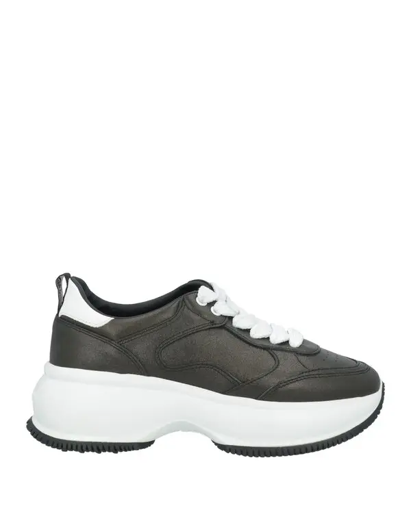 Hogan Low-top Leather Sneakers - Black