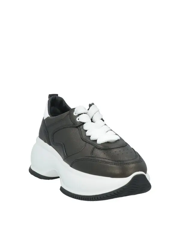 Hogan Low-top Leather Sneakers - Black