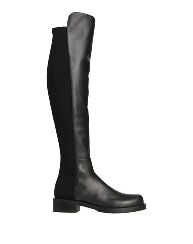 STUART WEITZMAN Boot In Calfskin And Textile Fibers - Black