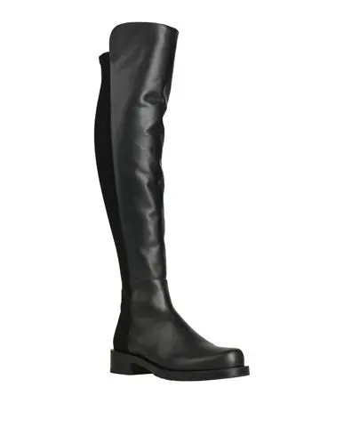 STUART WEITZMAN Boot In Calfskin And Textile Fibers - Black