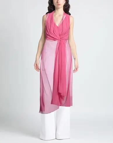 Alberta Ferretti Voile Pleated Top
