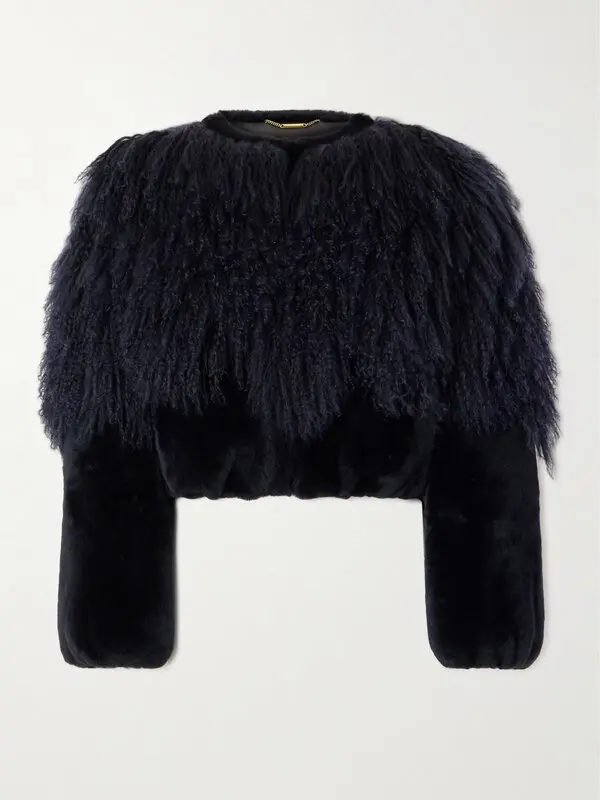 Chloé Cropped Shearling Jacket