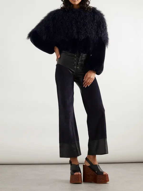 Chloé Cropped Shearling Jacket