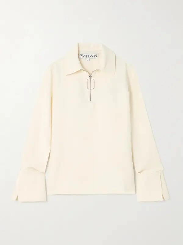 JW Anderson Cloqué-jersey Top