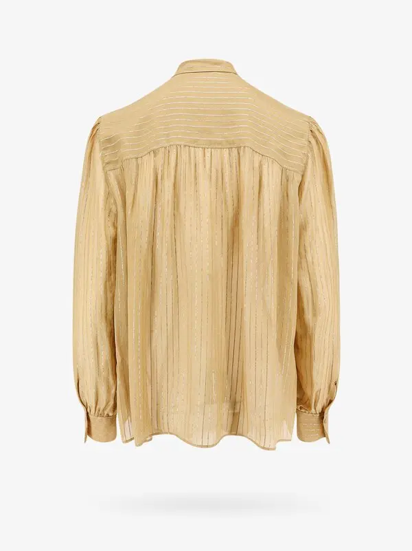 Chloé Silk Shirt With Lurex