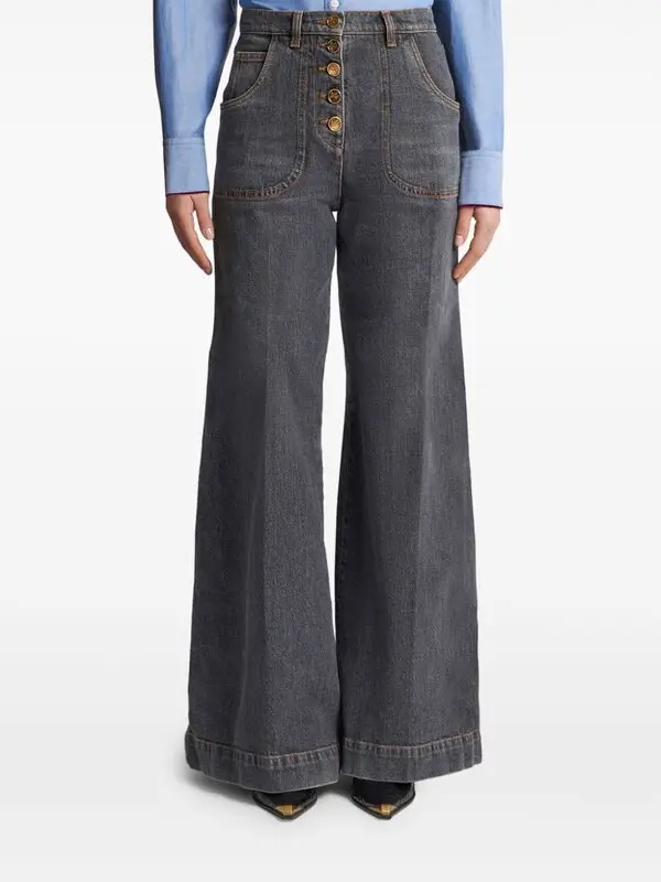 Etro Wide-leg Flared Jeans