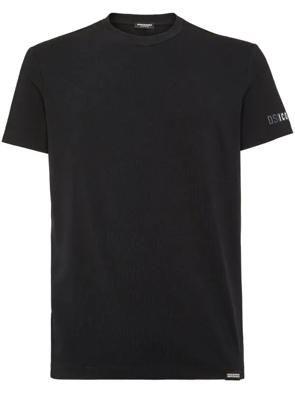 Dsquared2 Logo-print Cotton T-shirt - Black