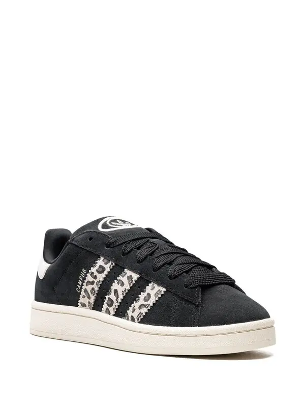Adidas Campus 00s Leopard Sneakers - Black