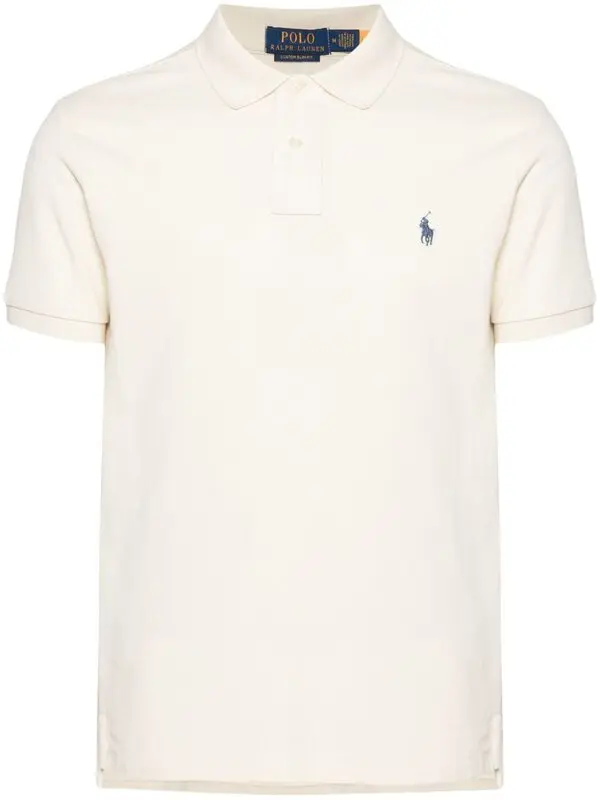 Polo Ralph Lauren Polo Pony-motif Polo Shirt - Neutrals