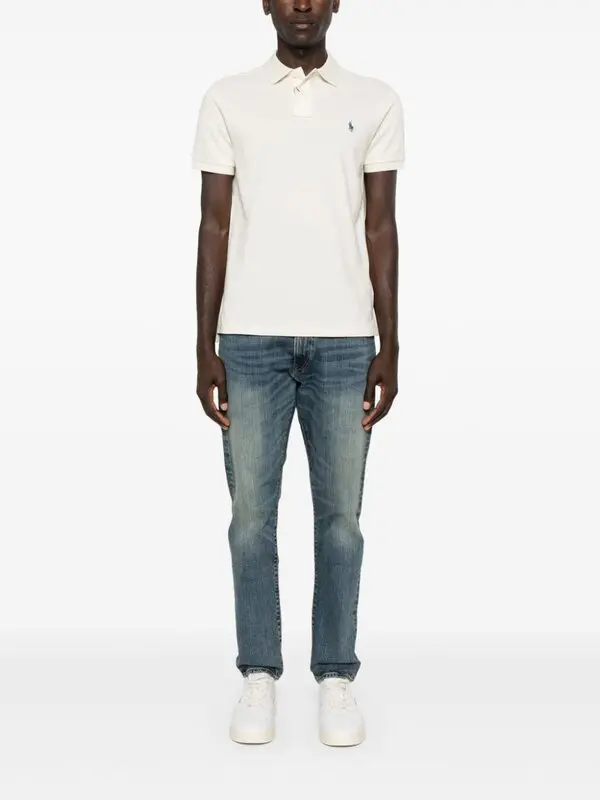 Polo Ralph Lauren Polo Pony-motif Polo Shirt - Neutrals