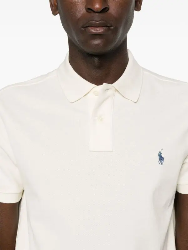 Polo Ralph Lauren Polo Pony-motif Polo Shirt - Neutrals