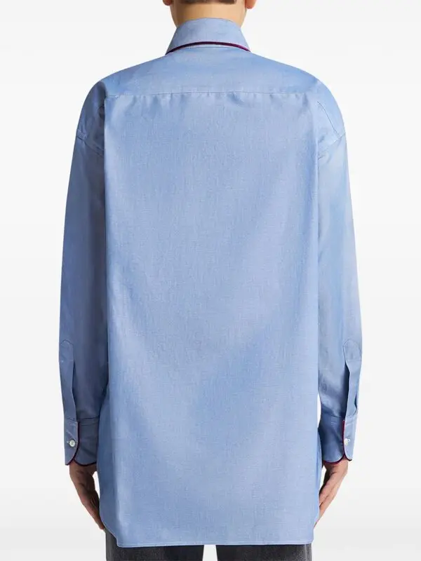 Etro Pegaso-embroidered Cotton Shirt