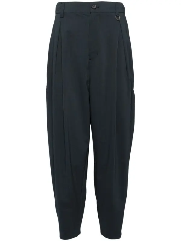 SONGZIO Pleated Tapered Trousers