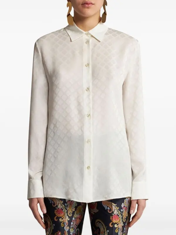 Etro Silk Jacquard Shirt
