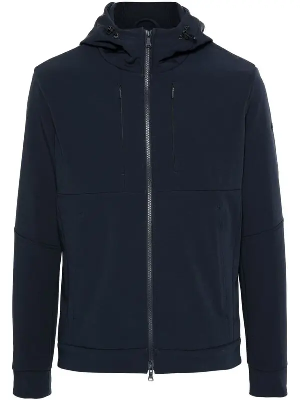 Paul & Shark Hooded Shell Jacket - Blue