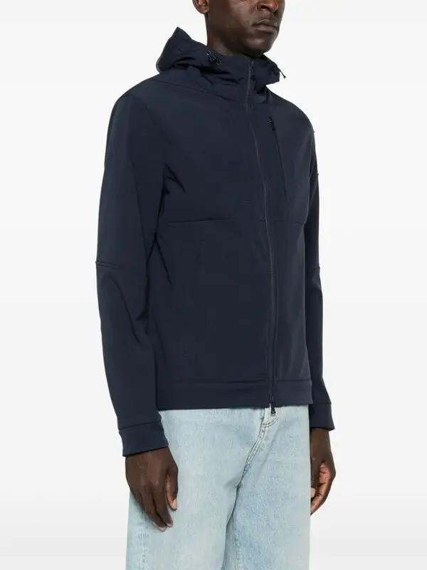 Paul & Shark Hooded Shell Jacket - Blue