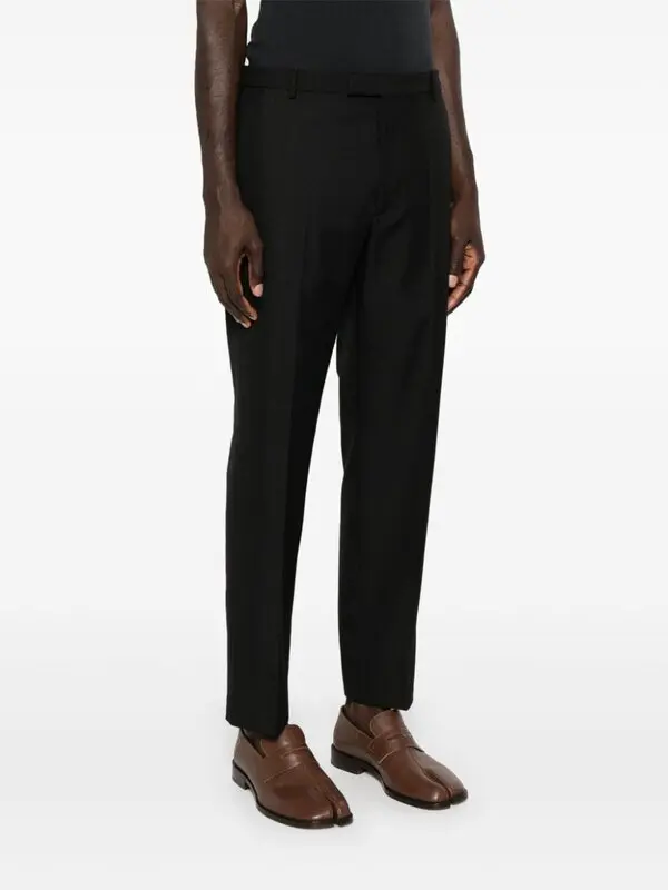 Gucci Logo-embroidered Twill Tailored Trousers