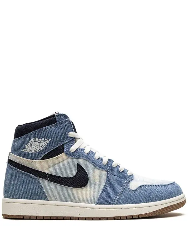 JORDAN Air 1 Retro High Og Denim Sneakers - Blue