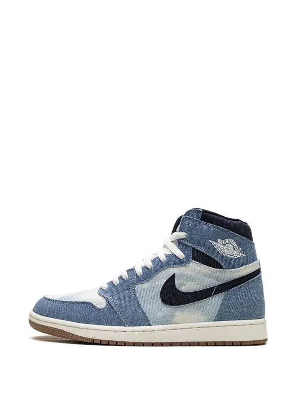 JORDAN Air 1 Retro High Og Denim Sneakers - Blue