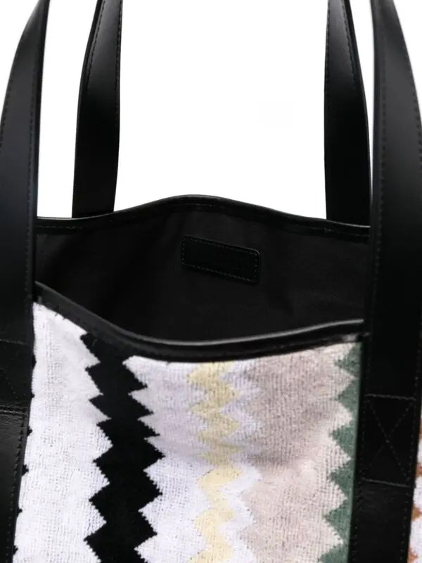 Missoni Zigzag-woven Tote Bag - Grey