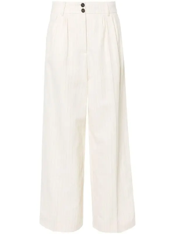 ALLSAINTS Payton Striped Twill Trousers
