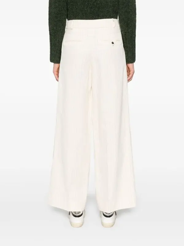 ALLSAINTS Payton Striped Twill Trousers