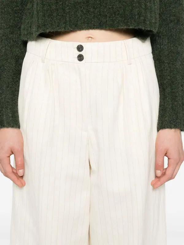 ALLSAINTS Payton Striped Twill Trousers