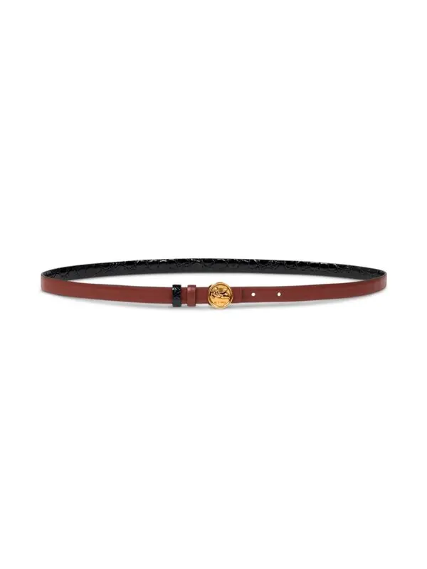 Etro Pegaso Plaque Reversible Belt