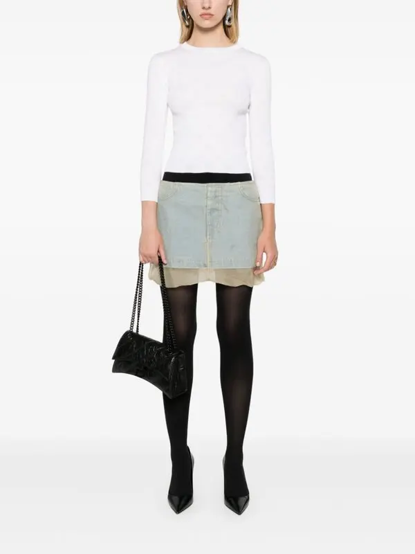 Balenciaga Bb-pattern Open-knit Jumper