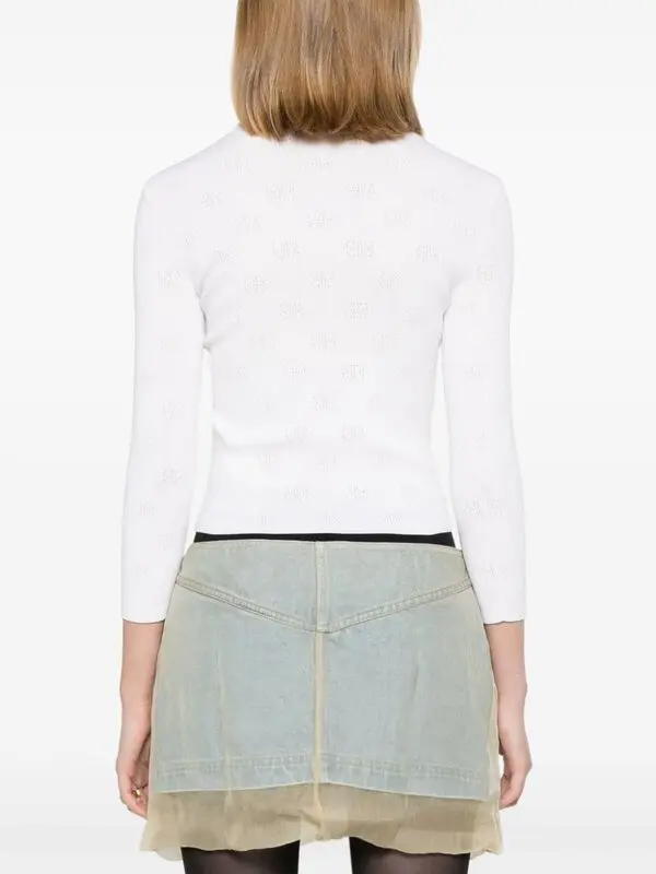 Balenciaga Bb-pattern Open-knit Jumper