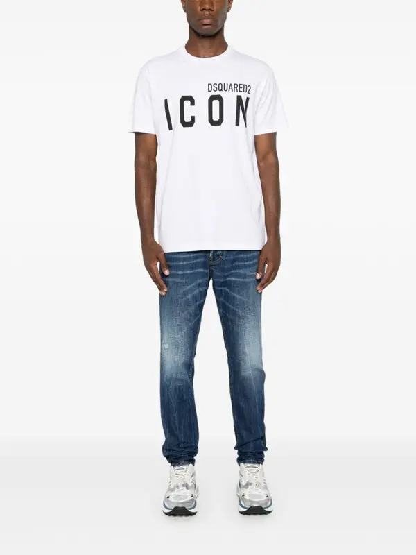 Dsquared2 Logo-print Cotton T-shirt - White
