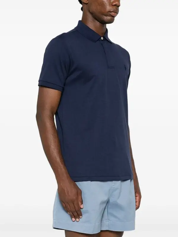 Polo Ralph Lauren Polo Pony-embroidered Polo Shirt - Blue