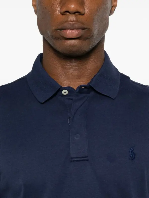 Polo Ralph Lauren Polo Pony-embroidered Polo Shirt - Blue