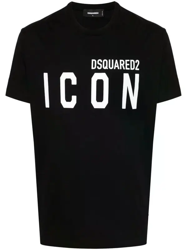 Dsquared2 Logo-print Cotton T-shirt - Black