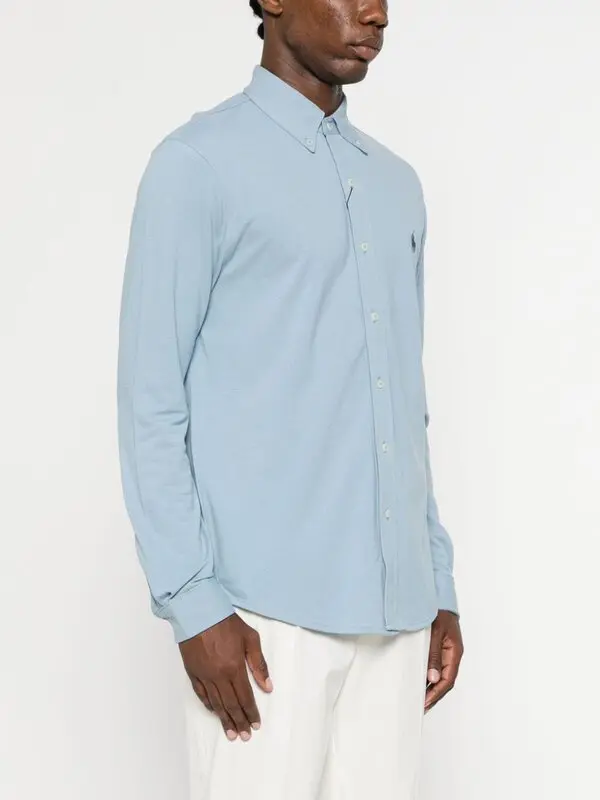 Polo Ralph Lauren Polo Pony-embroidered Cotton Shirt - Blue