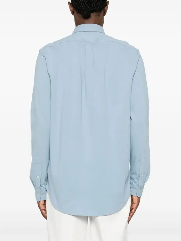 Polo Ralph Lauren Polo Pony-embroidered Cotton Shirt - Blue