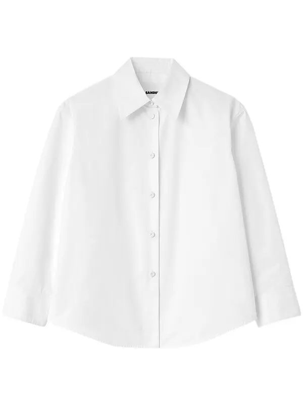 JIL SANDER Classic Collar Cotton Shirt
