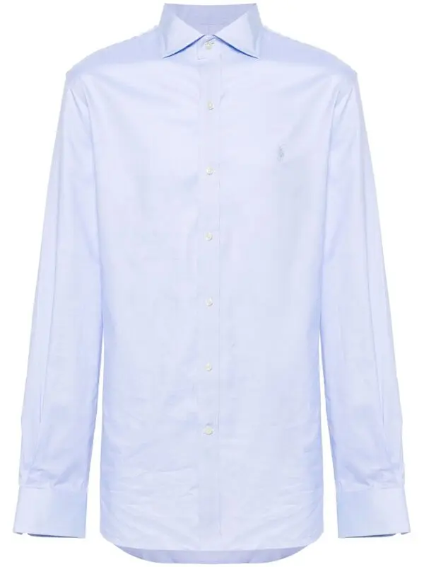 Polo Ralph Lauren Polo Pony-embroidered Cotton Shirt - Blue