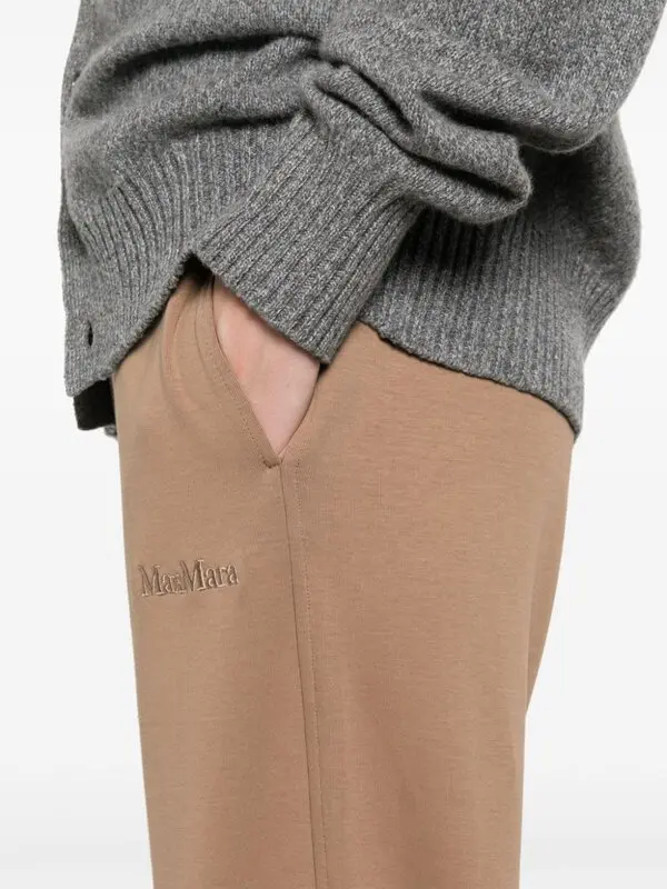 Max Mara Logo-embroidered Track Pants