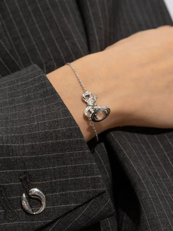 VIVIENNE WESTWOOD Recycled Orb Crystal Bracelet