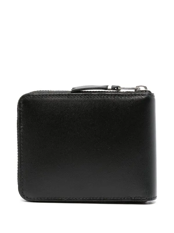Comme Des Garçons Eyelet-embellished Leather Wallet