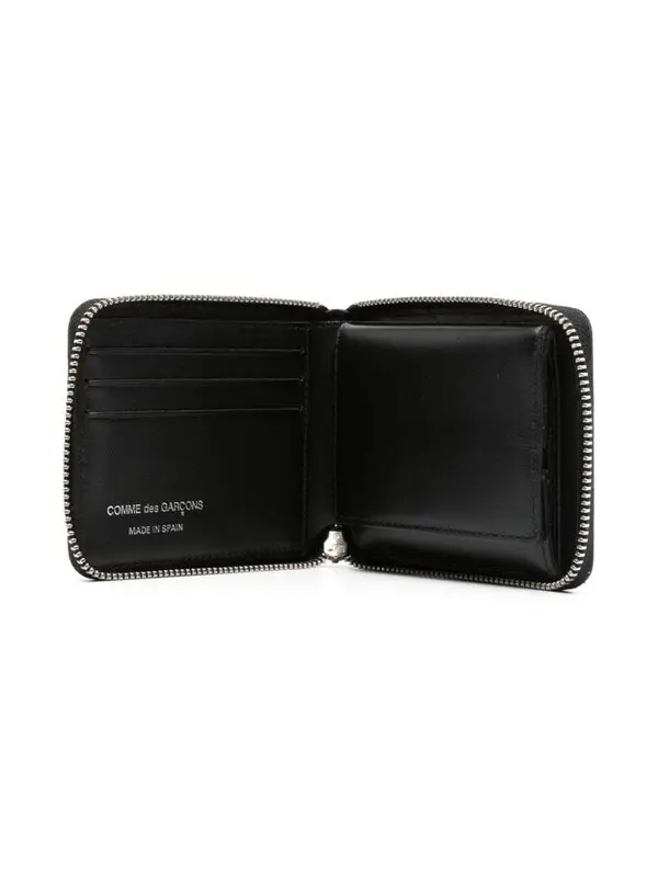 Comme Des Garçons Eyelet-embellished Leather Wallet