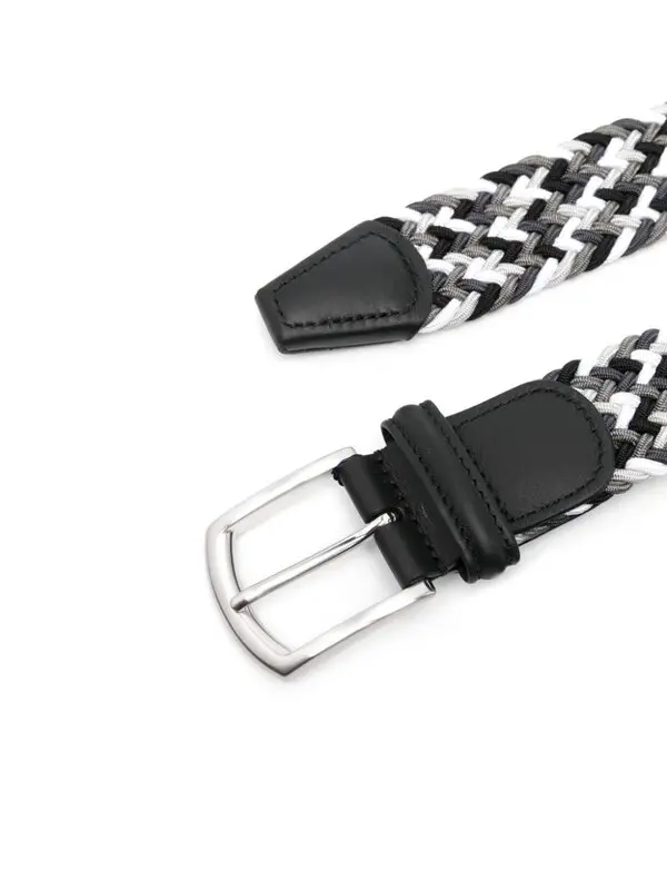 Anderson's Woven Elasticated Belt - Black