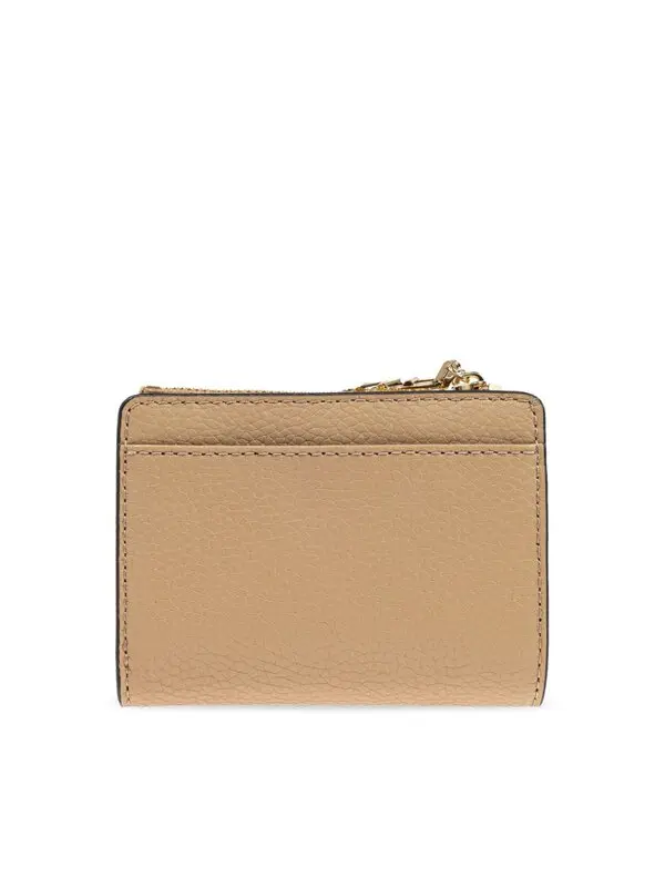 Michael Kors Logo-lettering Leather Wallet - Neutrals