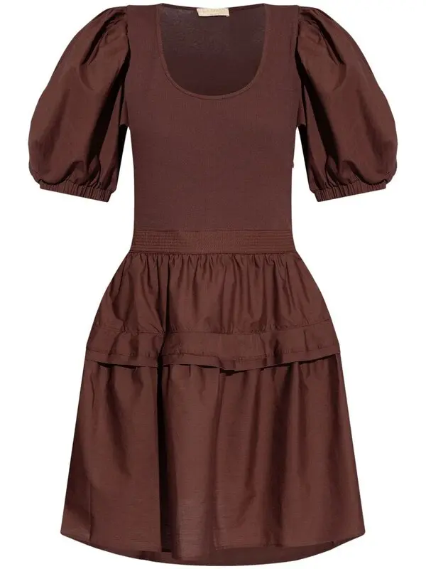 Ulla Johnson Tilda Cotton Mini Dress - Brown