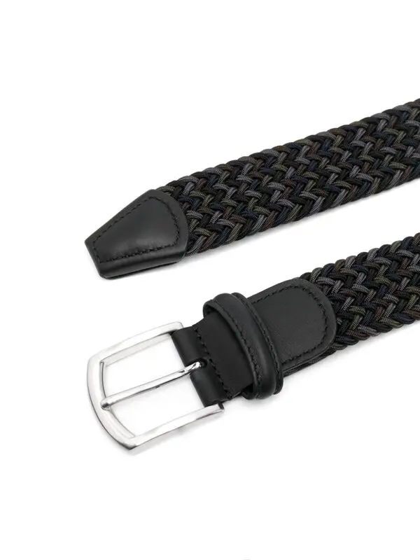 Anderson's Woven Elasticated Belt - Black