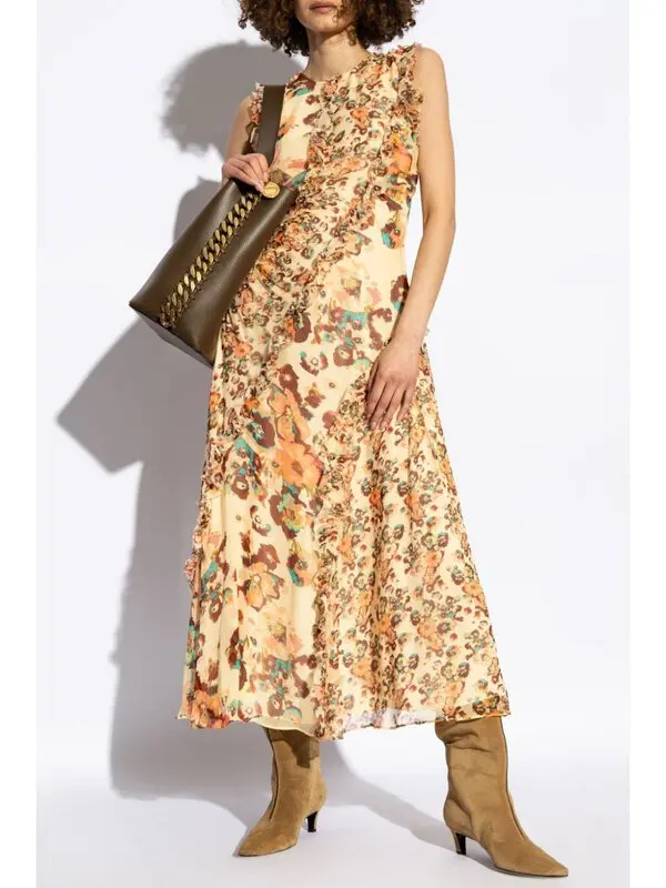 Ulla Johnson Avrelie Floral-print Silk Dress
