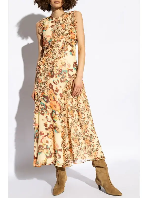 Ulla Johnson Avrelie Floral-print Silk Dress