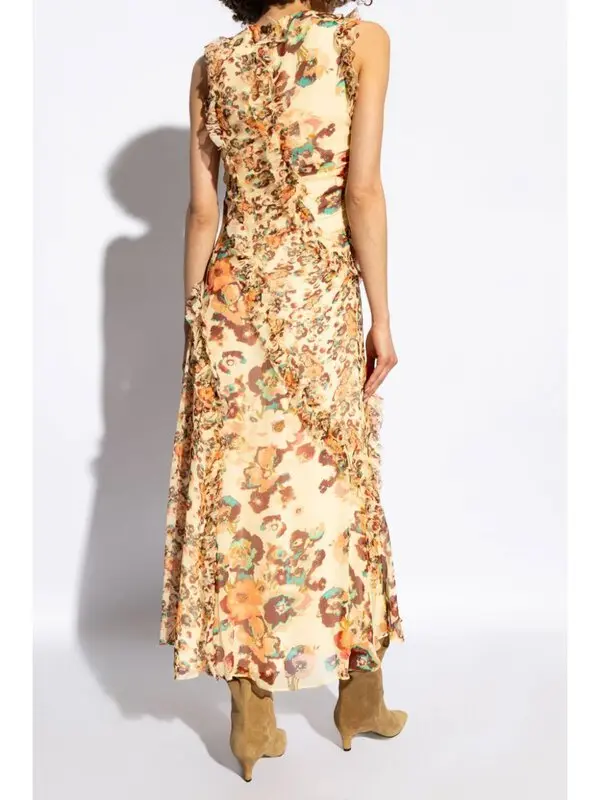 Ulla Johnson Avrelie Floral-print Silk Dress
