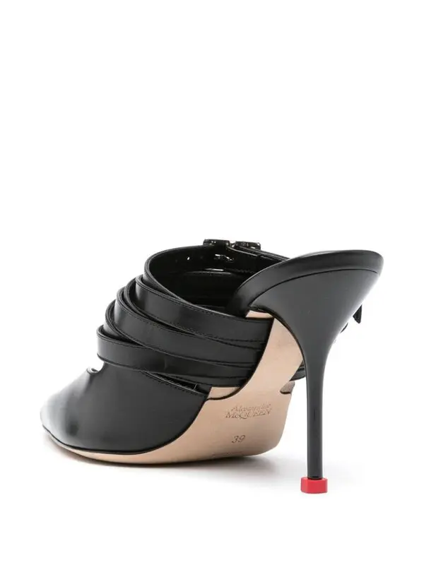 Alexander McQueen 95mm Leather Mules